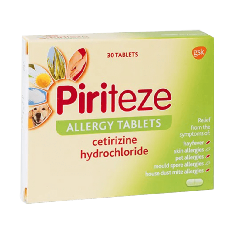 Piriteze Allergy Tablets | MediClick Pharmacy